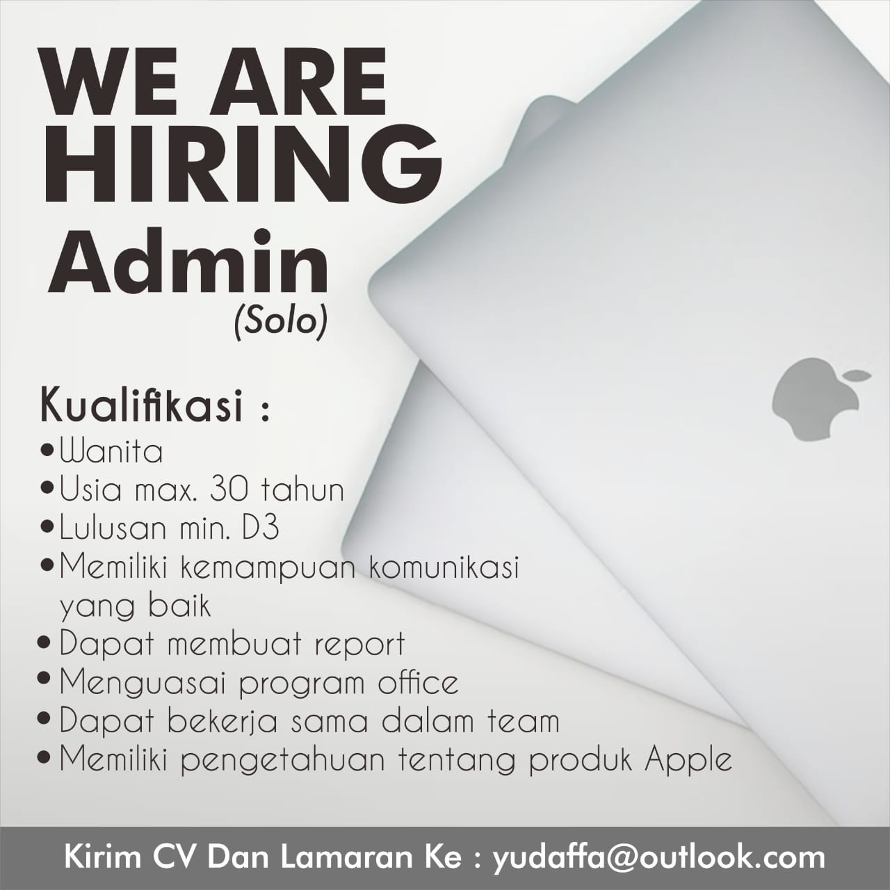 Loker Admin - Loker Karanganyar